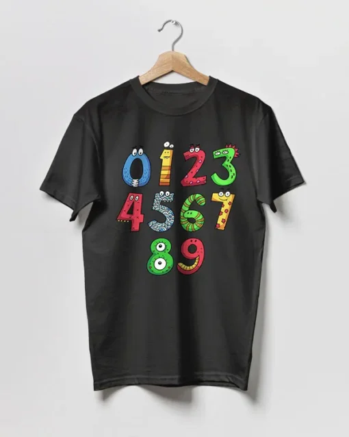 Numbers Day T-Shirt School Maths Day Costume Digits Fun - Event T ...